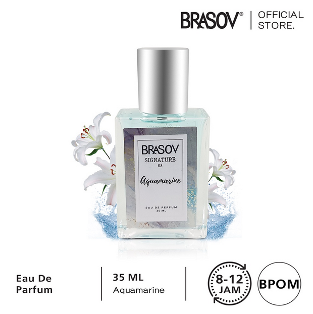 BRASOV Parfum SIGNATURE [03 AQUAMARINE] 35 ML Eau De Parfume Female ...