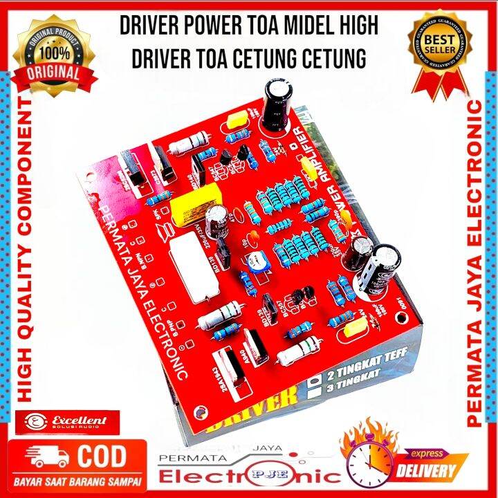 DRIVER Power Amplifier TOA MIDEL HIGH DRIVER TOA CETUNG CETUNG | Lazada ...
