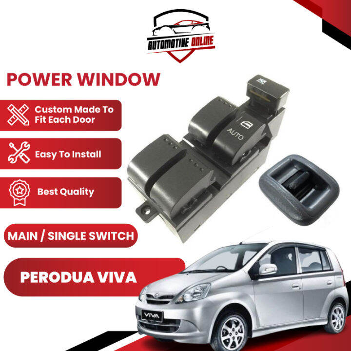 Perodua Viva Power Window Single Switch and Main Switch OEM Suis ...