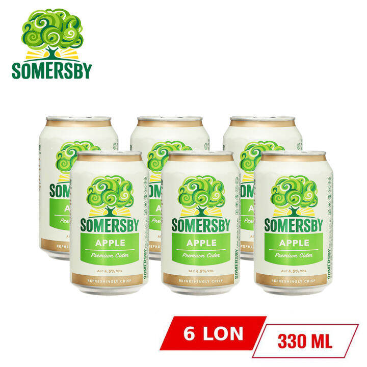 LỐC 6 LON NƯỚC TÁO LÊN MEN SOMERSBY 330ML | Lazada.vn