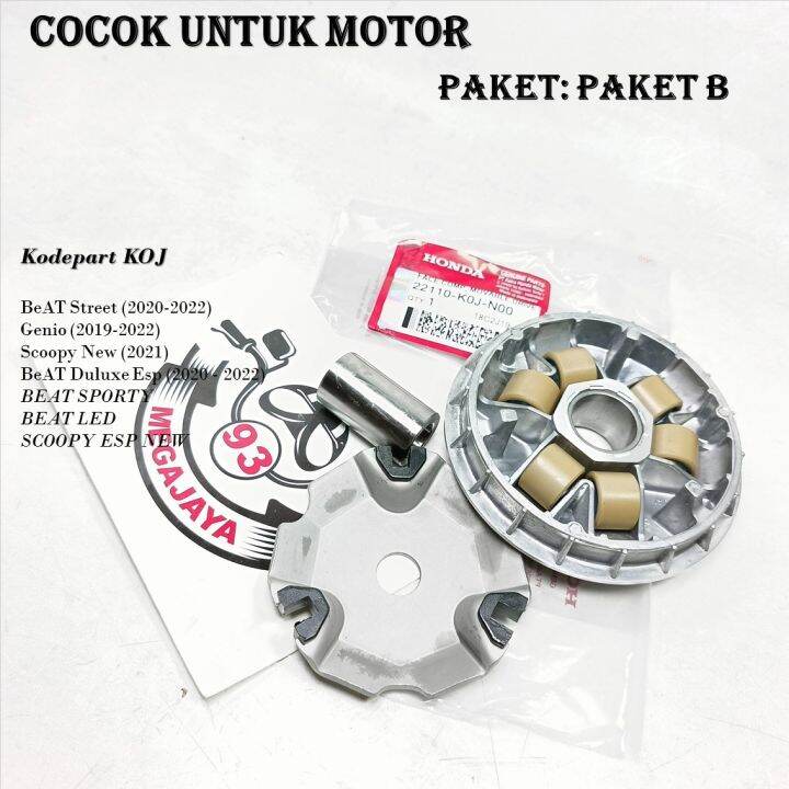 RUMAH ROLLER SET & ROLLER KOJA HONDA BEAT SPORTY , BEAT FI NEW , BEAT ESP NEW , BEAT DELUXE ...