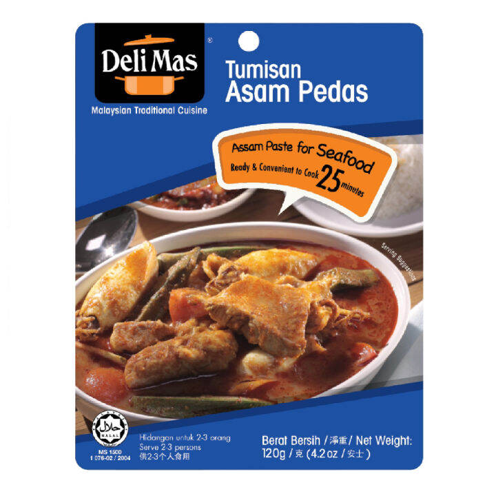 Deli Mas Assam Paste for Seafood (120g) | Lazada