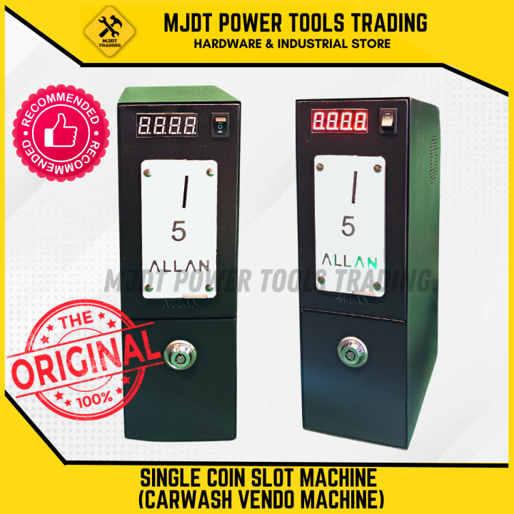 Carwash Allan Vendo Machine 5 pesos (OLD AND NEW COIN) | Lazada PH