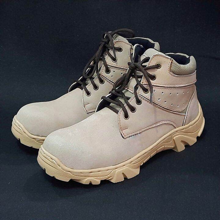 Sepatu Delta Safety Pria Original Asli Kulit 6 inch murah | Lazada ...