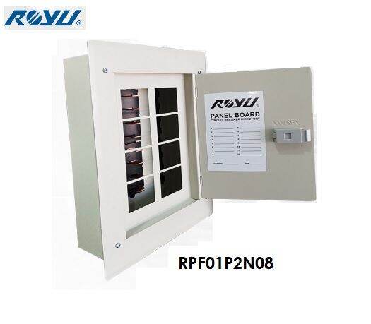 -EASYLITE-ROYU ALL-METAL PANEL BOX FLUSH TYPE 8 BRANCHES (RPF01P2N08 ...