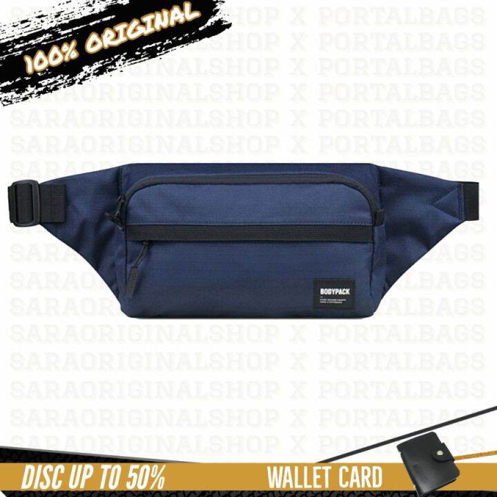 Bodypack Century Sling Bag Tas Selempang Original - Navy | Lazada Indonesia