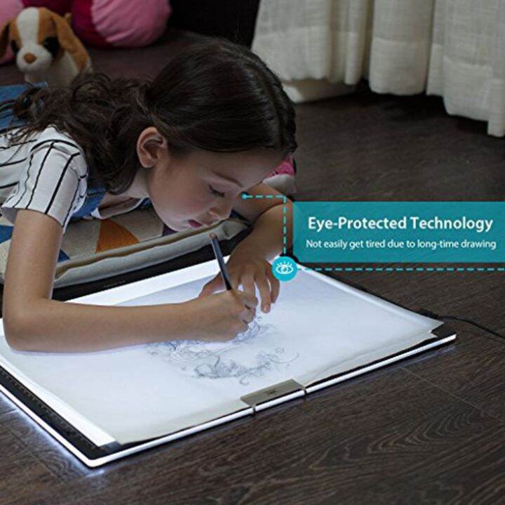 A4 LED Drawing Tablet Digital Graphics Pad USB LED Light Box Copy Board Electronic Art Graphic ...