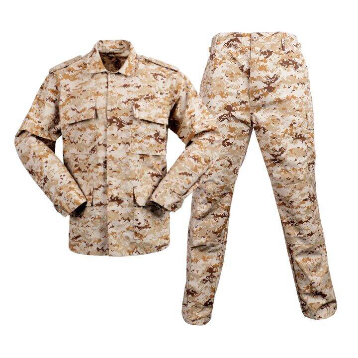 Desert BDU Tactical Camouflage Uniform Clothes Suit Men US Army Clothes ...