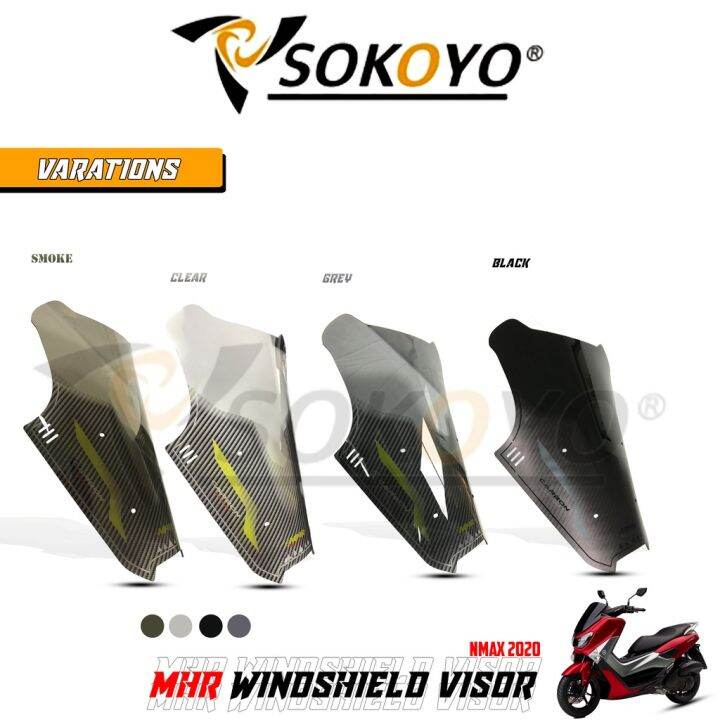 COD 1 Set Yamaha Nmax V2 2020 Visor Windshield Long | Lazada PH