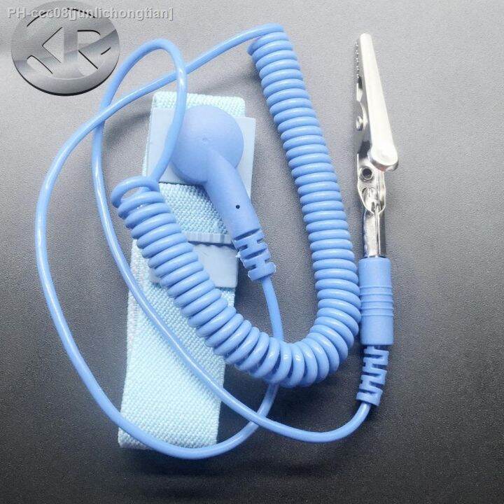 Adjustable Anti Static Wrist Band Strap Hand With Grounding Wire Anti ...