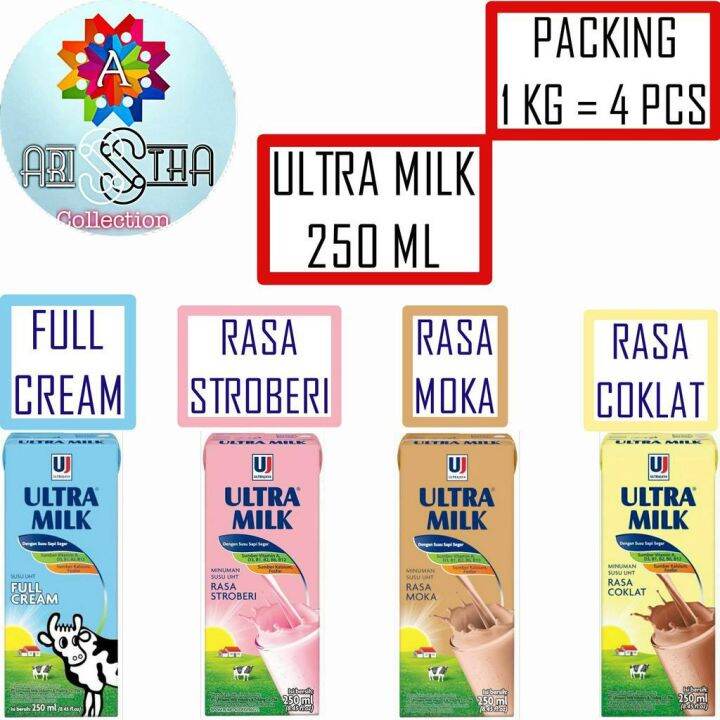 Ultra Milk Susu UHT 250 ML | Lazada Indonesia