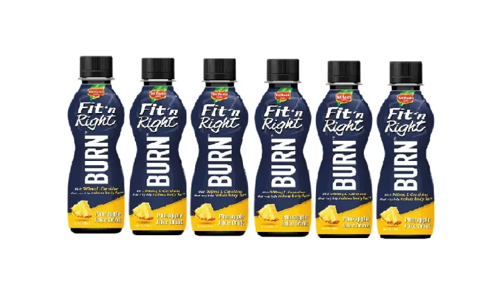 Del Monte Fit 'N Right Burn Pineapple Juice 330ml set of 6 | Lazada PH
