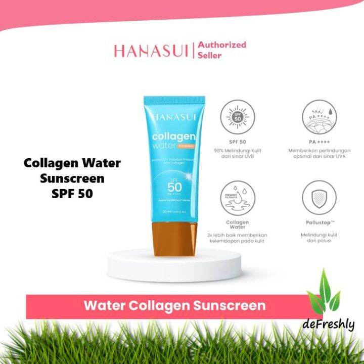 HANASUI Collagen Water Sunscreen SPF50 PA+++ 30ml - Sun screen ...