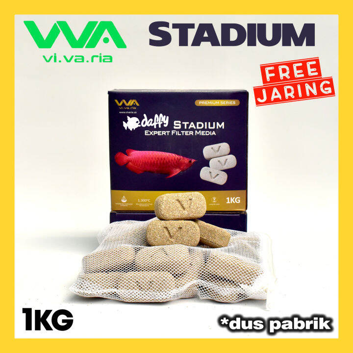 VIVARIA STADIUM 1KG media filter biologis akuarium kolam | Lazada Indonesia