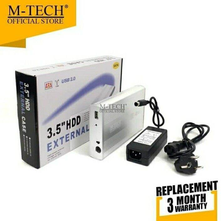 Casing HDD 3.5 sata Eksternal External 3,5 inch case USB 2.0 Aluminium ...