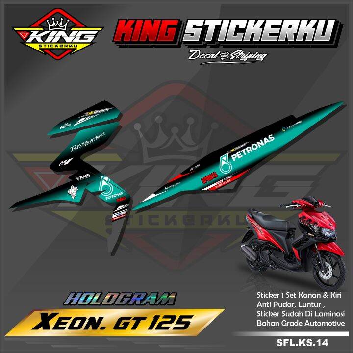 Sticker Striping Variasi Yamaha Xeon GT 125 - Stiker Striping Motor ...