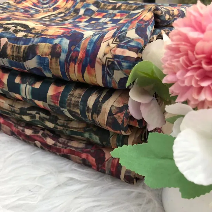 KAIN SEPASANG -- GEOMETRY CLASSIC PATTERN -- CORAK GEOMETRI TERKINI ...