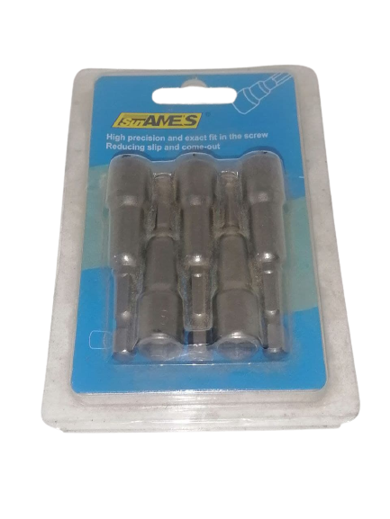 HANDTOOLS HT1350 Heavy Duty Professional 8mm Magnetic Tex Screw Adapter ...