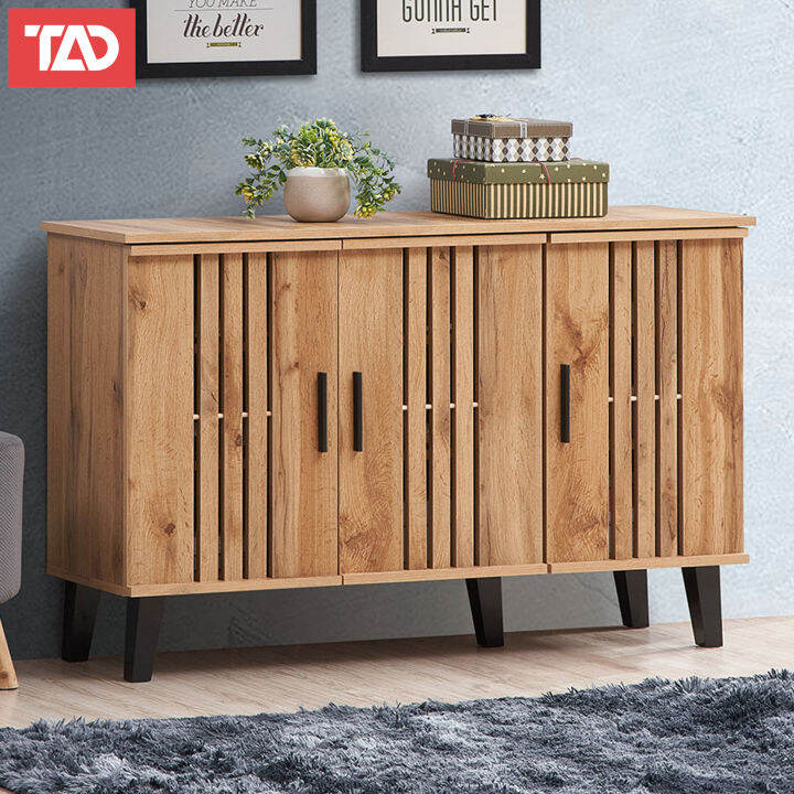 TAD BONNIE 3 WOODEN SHOE CABINET, SHOE RACK, SHOE STORAGE WITH 3 DOOR ...