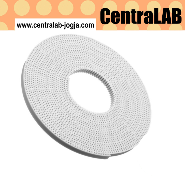 Steel Core PU GT2 Belt 2GT Open Timing Belt 6mm Besi Didalam Belt per 5 ...