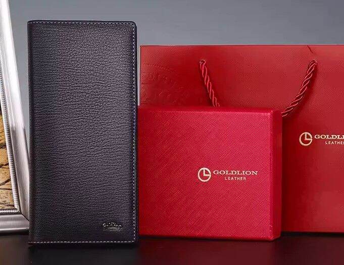 Goldlion 2023OCT – Black Recognition Long Wallet for men | Lazada