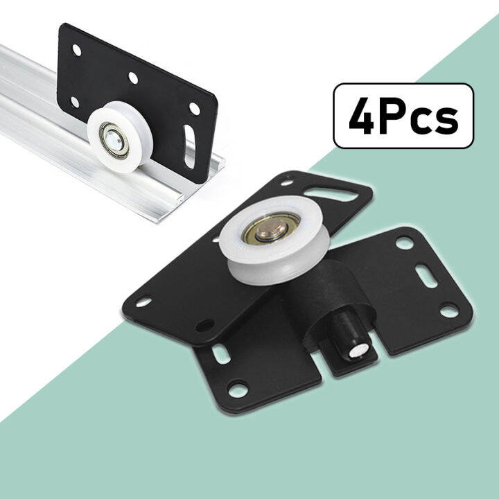 4 Set Sliding Door Roller Wardrobe Closet Wheel Cabinet Rollers Wear ...