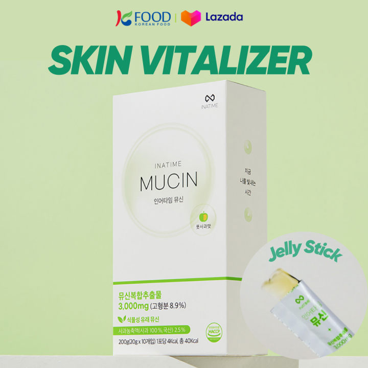 [INATIME] MUCIN Skin Hydration Jelly Green Apple Flavor 200g / Ultra ...