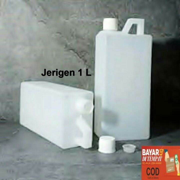 [COD] Botol Jerigen 1 Liter / Dirigen 1 Liter HDPE Non Segel - Chemical ...