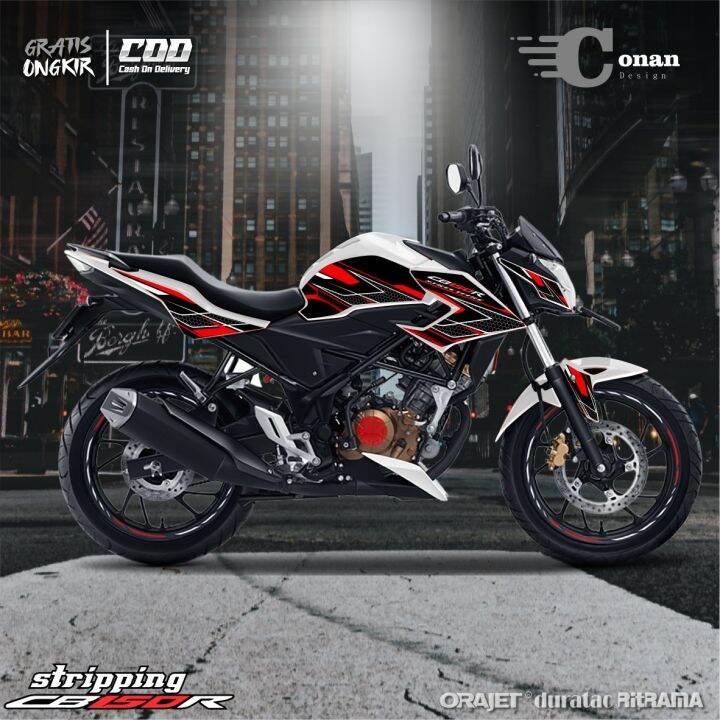 Sticker Striping CB150R New Variasi Street Fire - Stiker CB 150R New ...