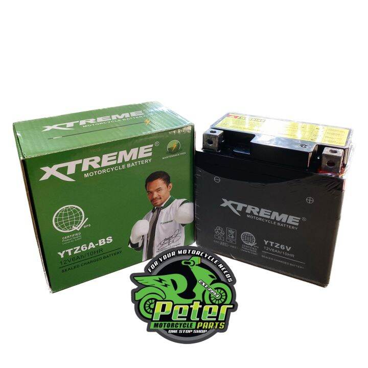 BATTERY YTZ6A - BS ( HONDA CLICK 125i , YAMAHA NMAX 155 V2 ) | Lazada PH