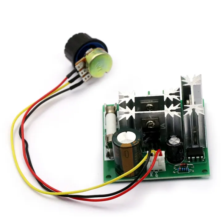 CCMHCN Motor Controller 6V-90V Universal pwm DC Motor Governor PLC 15A ...