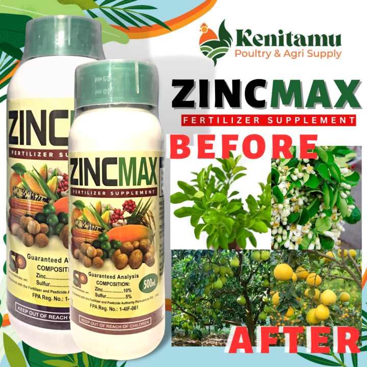 ZINCMAX Fertilizer Supplement (500 ML & 1000 ML) | Lazada PH