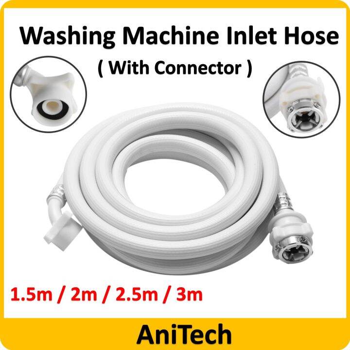 Washing Machine Inlet Hose Pipe Paip Complete Set With AB Joint/Fully ...