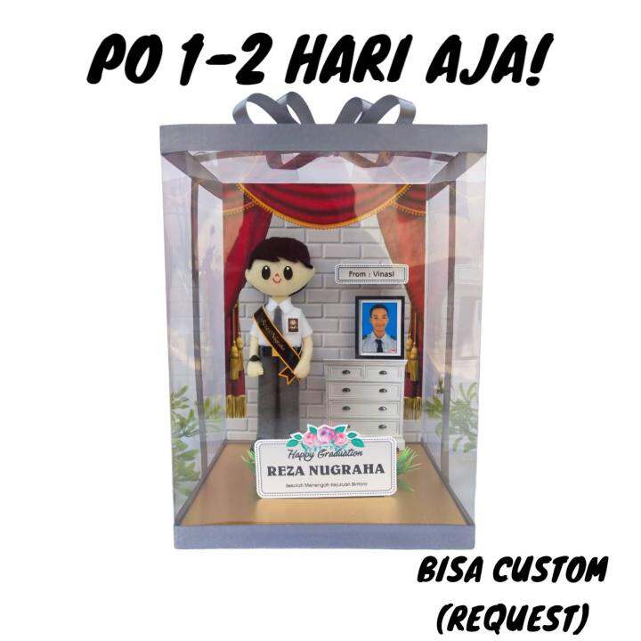 Hadiah Custom Kelulusan Pelajar SMA Laki-Laki Box Mika Sedang | Lazada ...