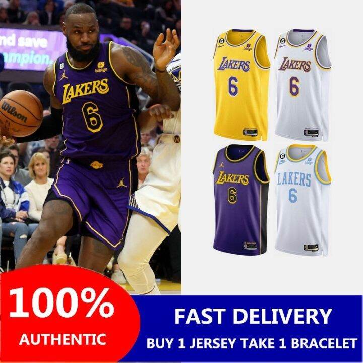 2022-23 New Original NBA Los Angeles Lakers Number 6 LeBron James ...