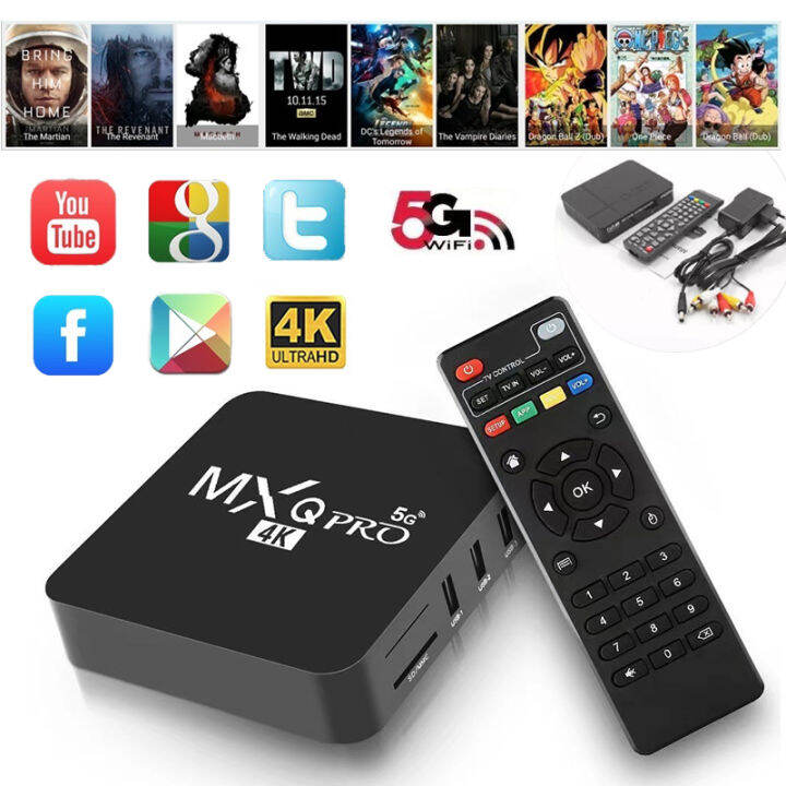 MXQ Pro 4k Android 10.1 กล่องทีวี 2G16G 4G32G Google Play Youtub กล่อง android box กล่องแอนดรอย ...