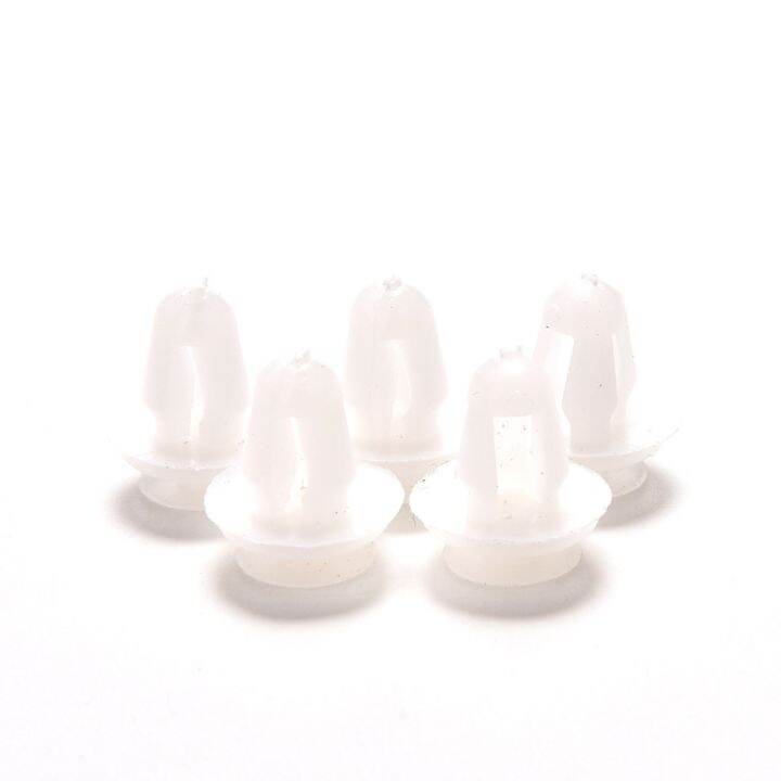 【FUN】 100 x Car White Plastic Trim Door Panel Retainer Nails Fastener 8 ...