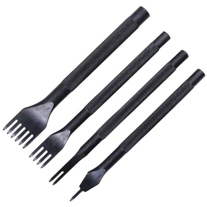 1/2/4/6 Prong Diamond Stitching Chisel Hole Punches Tool, Leather Hole ...