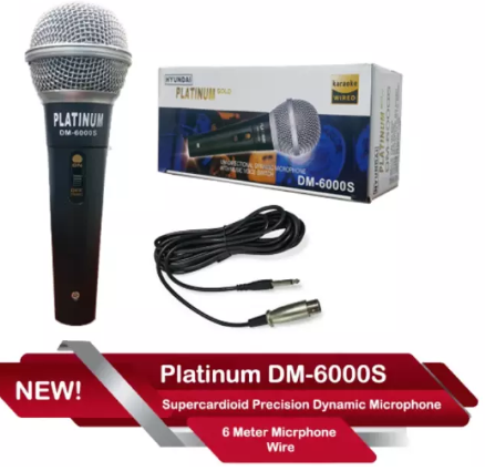 Hyundai platinum microphone DM-6000 | Lazada PH