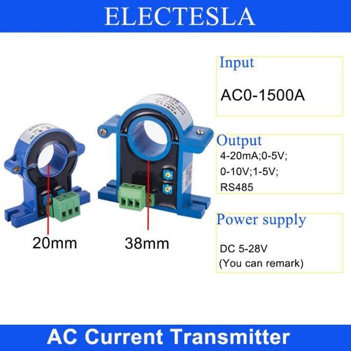 Hall Effect Transmitter AC 1500A Current Sensors High Voltage Solid ...