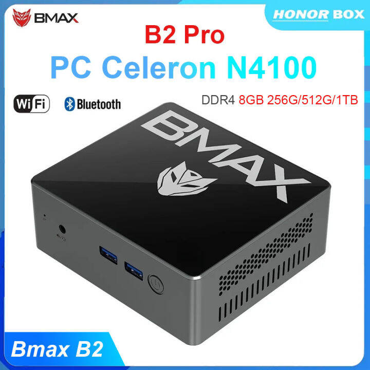 BMAX B2 PRO MINI PC Celeron N4100 Windows 11 DDR4 SSD WIFI BT 5.0 1000M ...