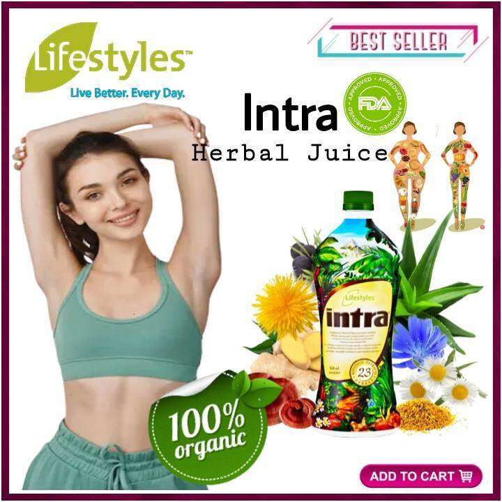 100% GUARANTEED 1 BOTTLE INTRA LIFESTYLES HERBAL JUICE 950ml BFAD ...