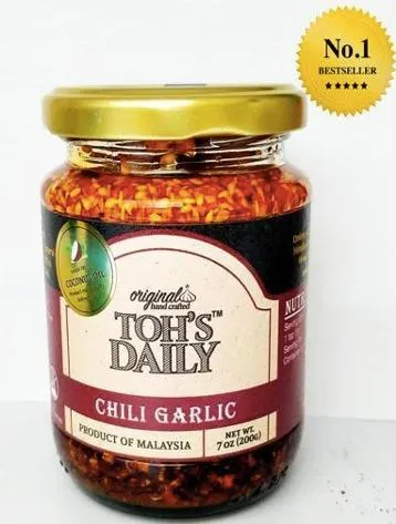 (Toh's Daily)Chili Garlic 200g 辣椒蒜米酱 | Lazada