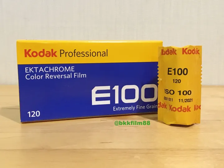 ฟิล์มสไลด์ 120 Kodak EKTACHROME E100 PROFESSIONAL Film Medium Format ...