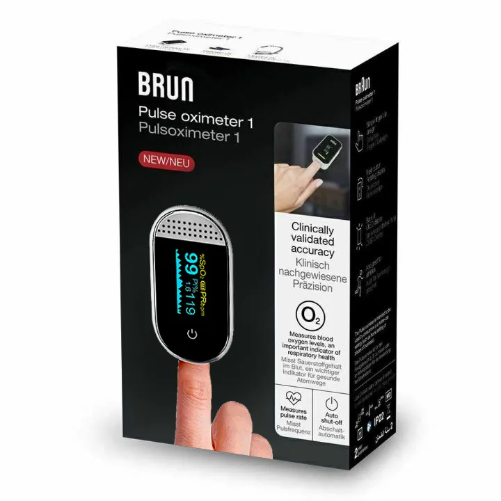 Fingertip Pulse Oximeter Blood Oxygen Monitor SPO2 PR PI Heart Rate ...