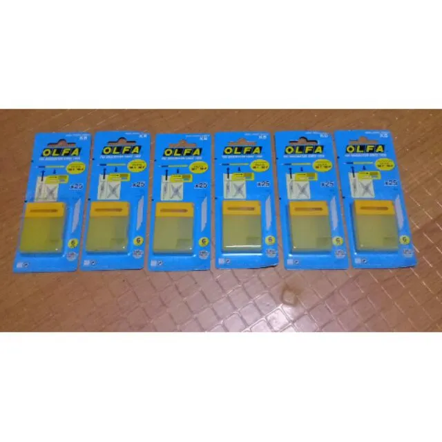 6 packs Olfa KB25 Blade for AK-1 CuttercqB | Lazada PH