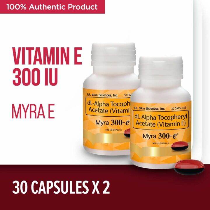 Myra E 300 I.U. 30s Bottle (2 Bottles) | Lazada PH