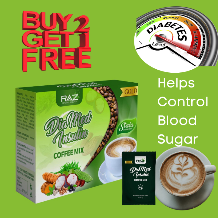 RAZ Diamed Insulin Coffee Buy 2+1(3 Boxes) | Lazada PH