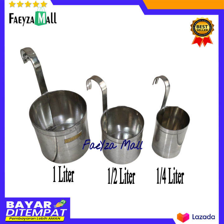 ⭐⭐⭐⭐⭐TERMURAH !! Canting Literan Minyak Kapasitas 1/4 Liter / Canting ...