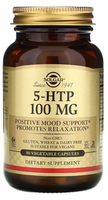 Solgar 5-HTP 100mg 30/90 Vegetable Capsules | Lazada PH